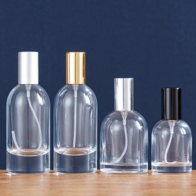 China Personal Care Square Perfume Spray Bottle Atomizer 100ml Transparent Glass for sale