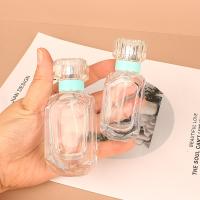 China Refillable Perfume Spray Bottle Atomizer 50ml Flat Round for sale