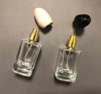 China Cosmetic 50ml Perfume Spray Bottle Delicate Crown Cap Recyclable Filling for sale