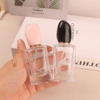 China 50ml Portable Perfume Glass Bottle Spray Travel With Fine Processing Polishing for sale