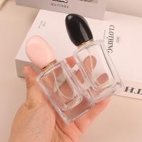China 50ml Portable Perfume Glass Bottle Spray Travel With Fine Processing Polishing for sale