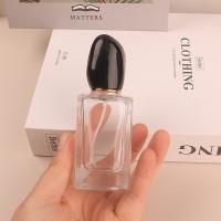China 50ml Portable Perfume Glass Bottle Spray Travel With Fine Processing Polishing for sale