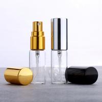 China Mini Fine Mist 5ml Perfume Aliquot Bottle Pure Dew Spray Glass Press for sale
