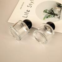 China Clear 50ml Perfume Spray Bottle Glass Portable Press Refillable for sale