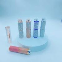 China Refillable 8ml Perfume Spray Bottle Glass Rotating Leather for sale