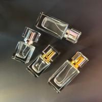China 30ML Perfume Subpackage Bottle 50ML Spray Acrylic Cap Square Glass for sale