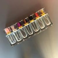 China 30ML Perfume Subpackage Bottle 50ML Spray Acrylic Cap Square Glass for sale