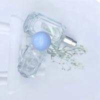 China 30ml 50ml Perfume Spray Bottle Glass Baby Blue Empty Refillable 500pcs for sale
