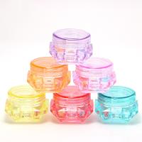 China ABS Face Cream Jar 3g 5g 3g/5g Diamond Face Box Pink for sale