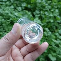 China 20ml Small Capacity Perfume Spray Bottle Crystal White Glass Cylindrical for sale