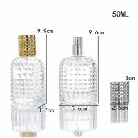 China Pineapple Perfume Bottle Spray Bottle 30ml 50ml Clear Glass Press Empty for sale