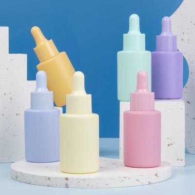 China Dropper Glass Essential Oil Bottle 30ml 50ml Frosted Glass Matt Essence Drip for sale