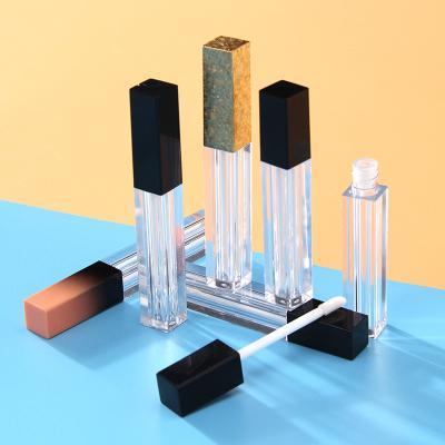 China Private Square Lip Glaze Tube Makeup Package Customization 2.5ml for sale