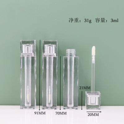 China Clear Lipgloss Container Empty Tube 3ml 92*20mm 100PCS for sale