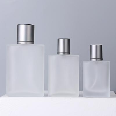 China High Grade Frosted Glass Spray Bottle Perfume 25ml 50ML 100ML for sale