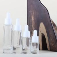 China SGS Slender Essence Solution Glass Bottle 5ml 10ml 30ml Transparent for sale
