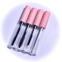 China 8 - 10ml Matte Pink Plastic Mascara Tube Makeup Package Eyeliner Liquid for sale