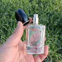 China Square Thick Bottom Perfume Spray Bottle 50ml 500 Pcs Refillable for sale