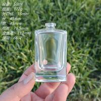 China Square Thick Bottom Perfume Spray Bottle 50ml 500 Pcs Refillable for sale