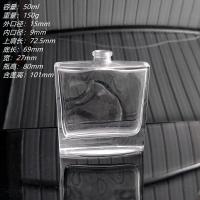 China 50ml 100ml Glass Perfume Spray Bottle With Your Logo refillable perfume bottle for sale