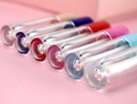 China 6ml Empty Lip Gloss Tube Transparent White Lipgloss Plastic for sale