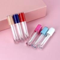 China 6ml Empty Lip Gloss Tube Transparent White Lipgloss Plastic for sale