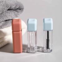 China Custom Empty Lip Gloss Containers Tube With Big Brush White 76*20mm for sale