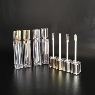 China 8ml Square Lip Gloss Tubes Empty Lipstick Containers 76*20mm for sale