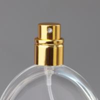 China Glass Oval Perfume Spray Atomizer Bottle 50ml Transparent for sale