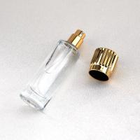 China Glass 30ml Perfume Spray Empty Bottle Refillable Rectangle Clear for sale