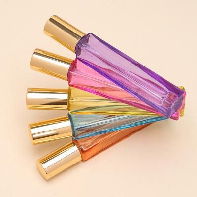China Spot Square Spray Perfume Glass Bottle 10ml Clear for sale
