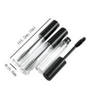 China Cosmetics 10ml Glass Plastic Mascara Tube OEM Fashionable for sale