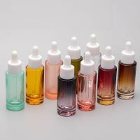 China Acid Etch Decal Eye Dropper Glass Essential Oil Bottles OEM ODM for sale