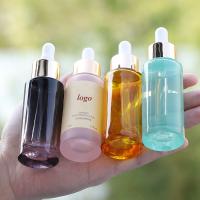 China Acid Etch Decal Eye Dropper Glass Essential Oil Bottles OEM ODM for sale