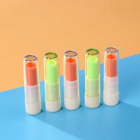 China Cylinder Colorful PP Empty Mini Lip Balm Tubes Screen Printing 5g for sale