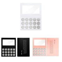 China OEM Private Label Empty Eyeshadow Palette With Mirror 12 15 Colors for sale