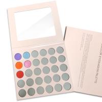 China OEM Private Label Empty Eyeshadow Palette With Mirror 12 15 Colors for sale