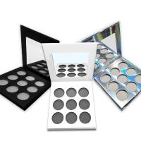 China OEM Private Label Empty Eyeshadow Palette With Mirror 12 15 Colors for sale