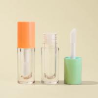 China 6.5ml Empty Lip Gloss Tube custom logo lipgloss containers with big brush for sale