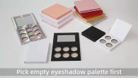 China CMYK printing Blank Eyeshadow Palette OEM Empty Eyeshadow Compact for sale