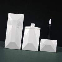 China 3ml Ling Plaid Business Card Empty Lip Gloss Tube Custom Logo Liquid Lipstick Tube for sale