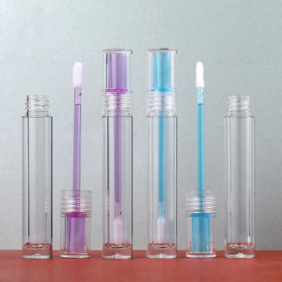 China Custom Label Empty Lip Gloss Tube 8ml Containers With Colorful Wands for sale