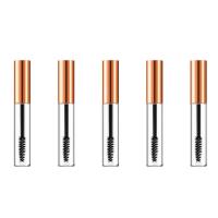China OEM  Liquid Eyeliner Tube empty Round Rose Gold Clear Eyeliner Tube with brush for sale