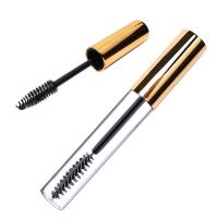 China OEM  Liquid Eyeliner Tube empty Round Rose Gold Clear Eyeliner Tube with brush for sale