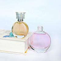 China 25ml 30ml 50ml Empty Flint Glass Flat Refillable Perfume Bottles perfume spray bottle for sale
