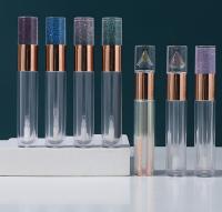 China 6.5ml PETG Clear Empty Lip Gloss Tubes With Wand Hot Stamping for sale