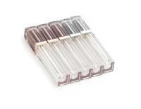 China DIY Logo 5ml Rose Gold Lip Gloss Brush Tubes Empty Bottle High Pigment for sale