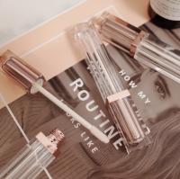 China DIY Logo 5ml Rose Gold Lip Gloss Brush Tubes Empty Bottle High Pigment for sale