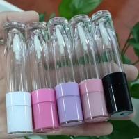 China OEM empty lip gloss tube cute lipgloss tubes 5 colors  Plastic Lip Gloss Tube for sale