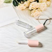 China Luxury Lipgloss Tube  Custom  Plastic Lip Gloss Tube with  with wand for sale